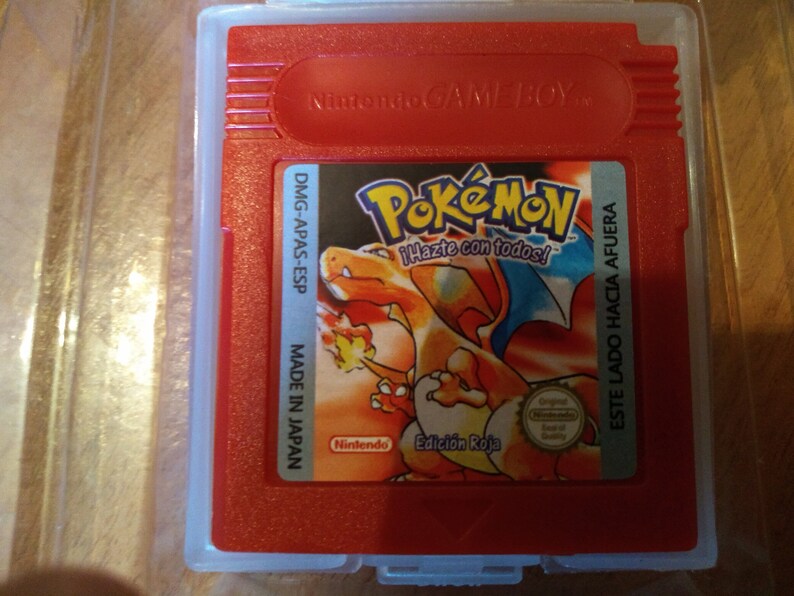 Pokémon Rojo Game Boy Español Pokemon Edición Roja - Etsy España