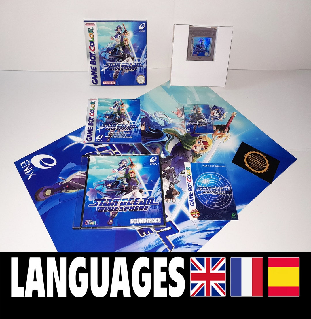 Star Ocean: Blue Sphere Game Boy Color Game Boy Advance - Etsy