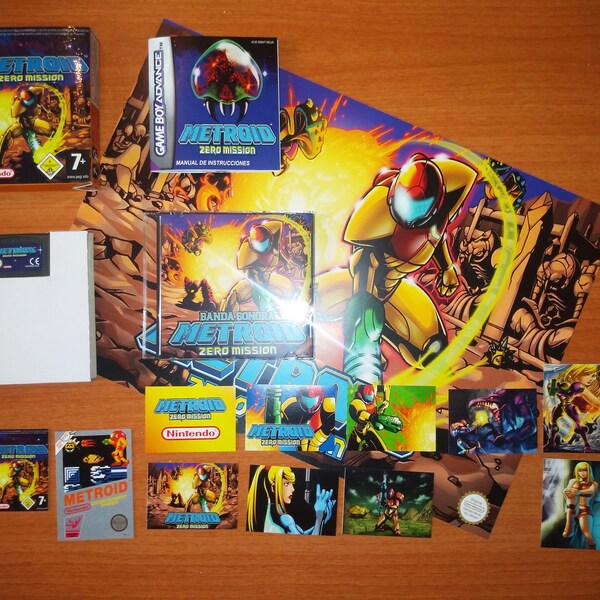 Metroid Zero Mission Game Boy - Etsy
