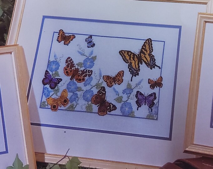 True Colors Butterflies & Flowers Cross Stitch Pattern by Karen Bowdish ...