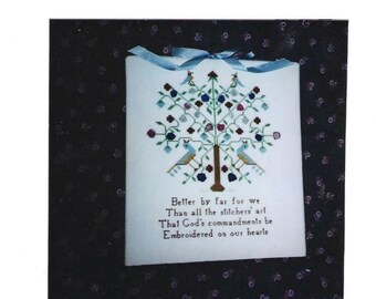 The Workbasket V Proverbs Cross Stitch Sampler New - Etsy