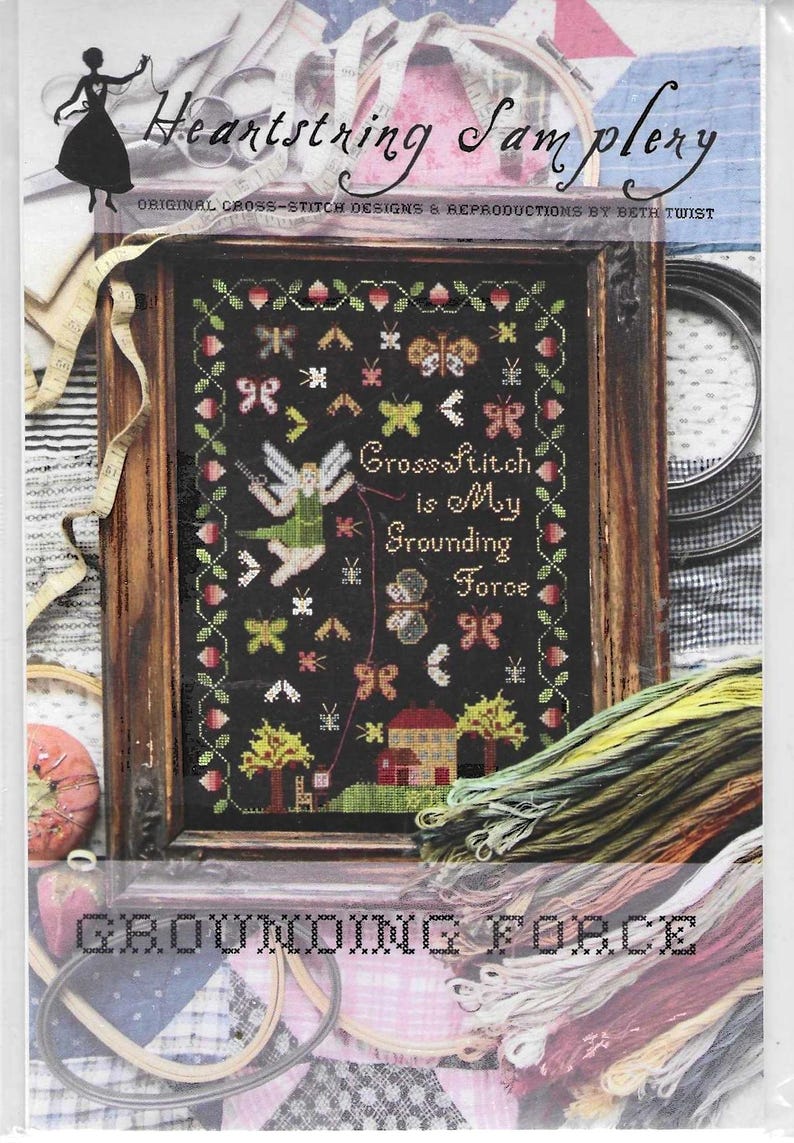 Heartstring Samplery Grounding Force Cross Stitch Pattern by Beth Twist ...