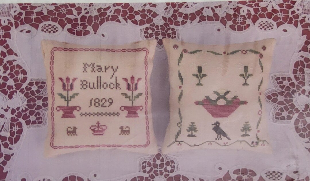 Pyn Keep Mary Bullock 1829 Cross Stitch Pattern by Barbara Hutson - Etsy