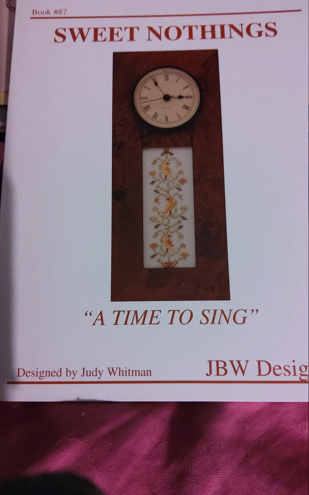 JBW Designs Sweet Nothings A Time to Sing Birds Cross Stitch - Etsy