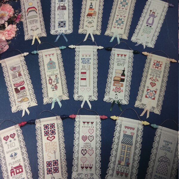 Jeanette Crews Cross Stitch Bookmarks - Etsy