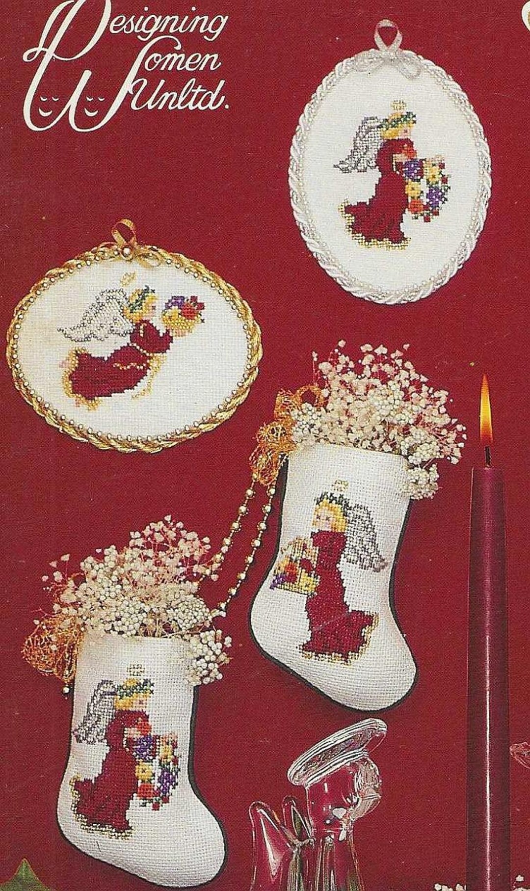 Designing Women Dellla Robbia Angels Unlimited No. 43 Cross Stitch ...