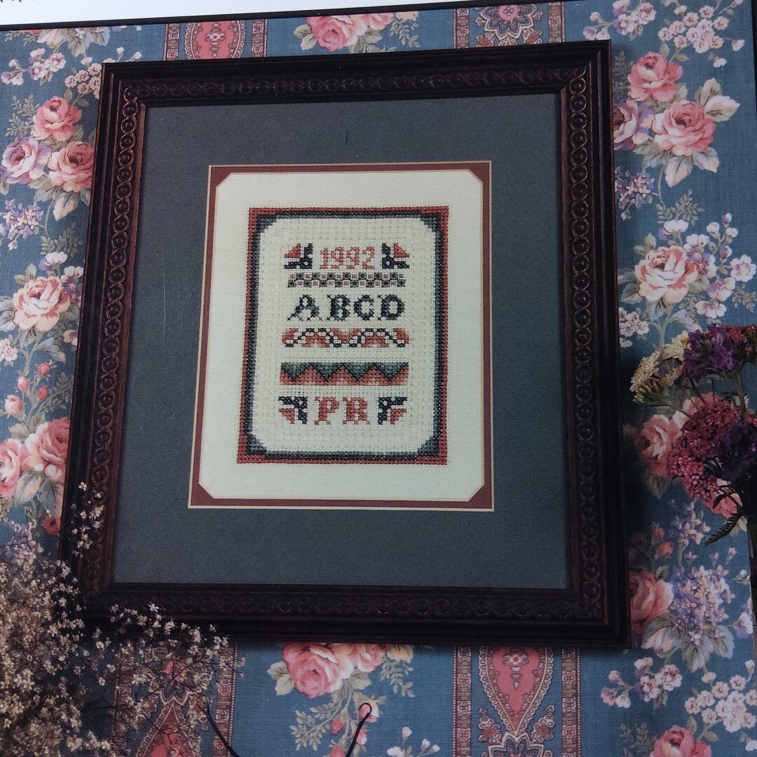 Pat Rogers Anna's Sampler Cross Stitch Pattern OOP New - Etsy