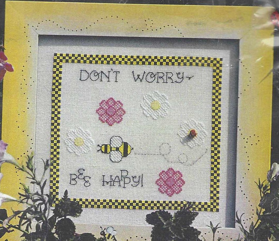 Ladybug Lane Bee Happy Cross Stitch Sampler Pattern by Jennifer Cooke ...