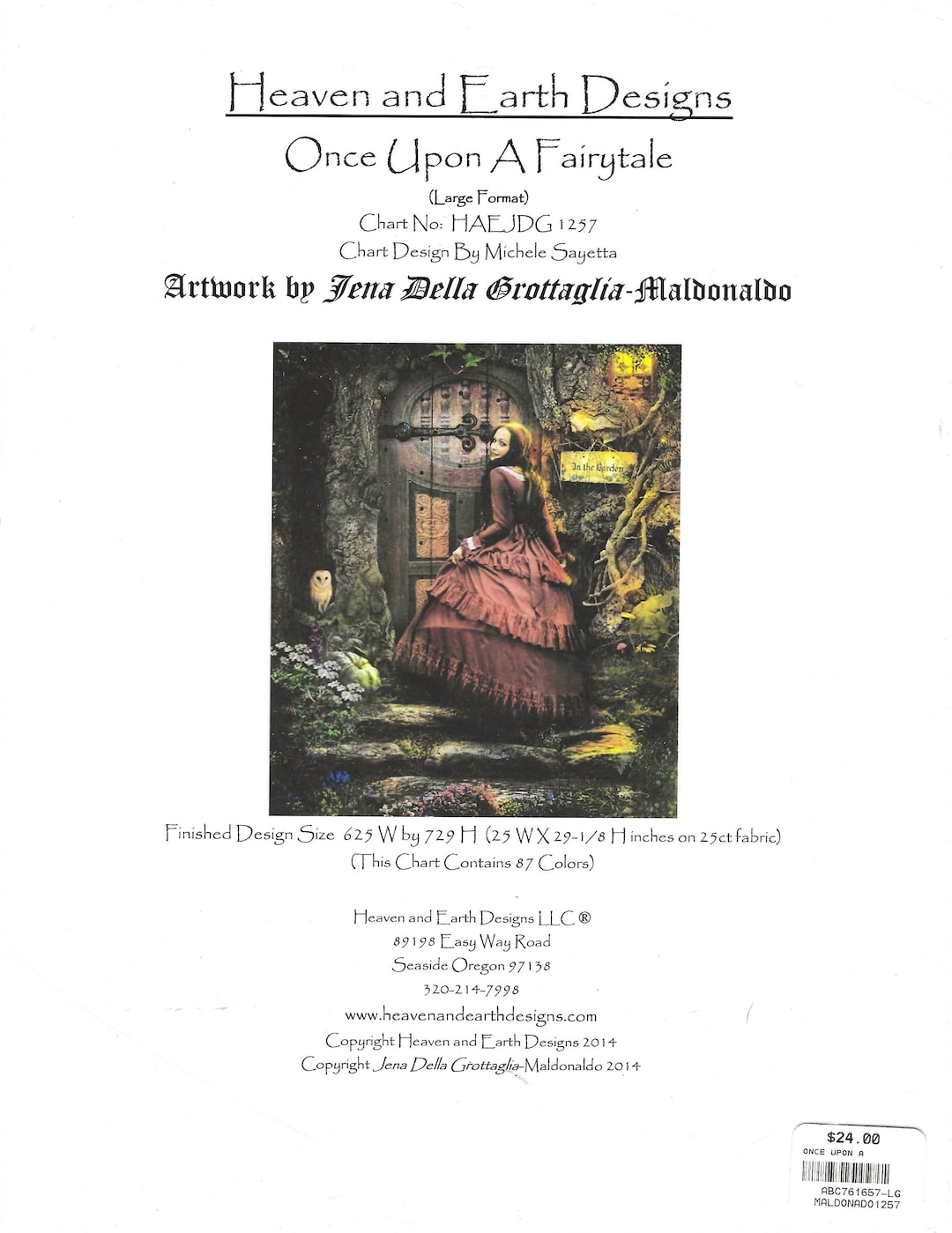 Heaven and Earth Designs Once Upon A Fairytale Cross Stitch Pattern by ...