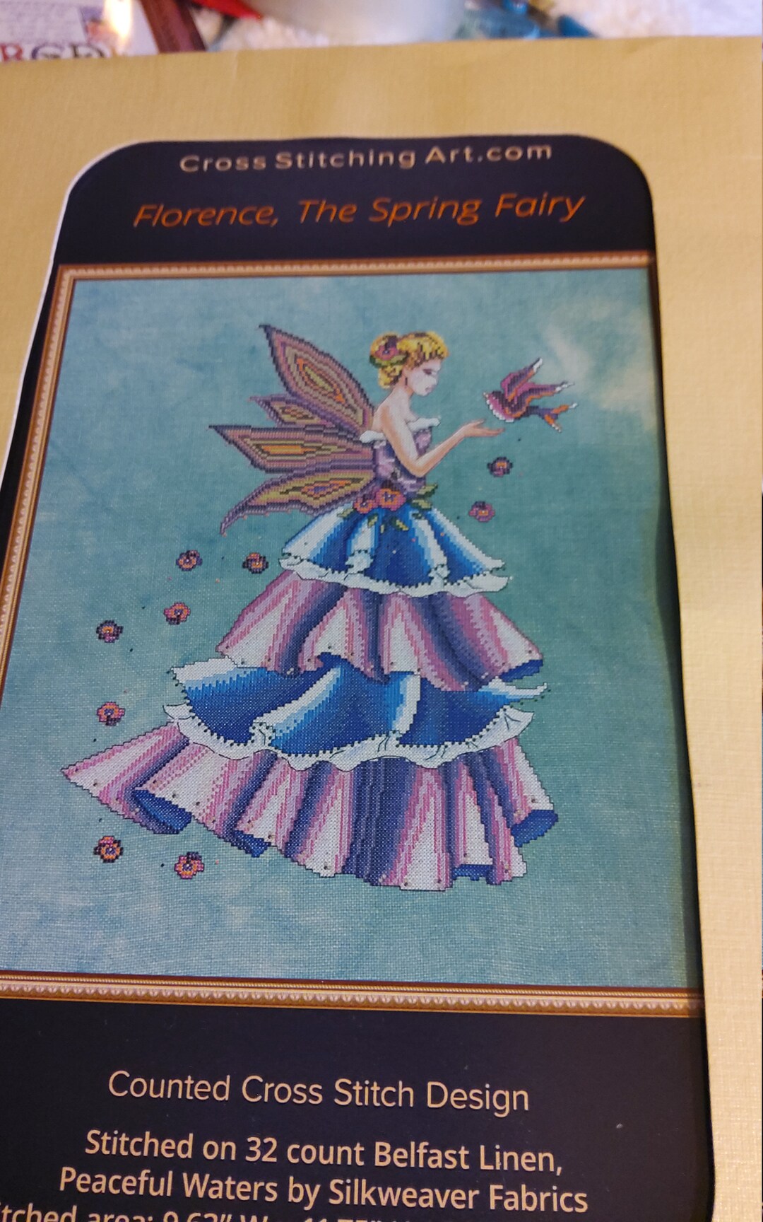 Cross Stitching Art Florence the Spring Fairy Cross Stitch - Etsy