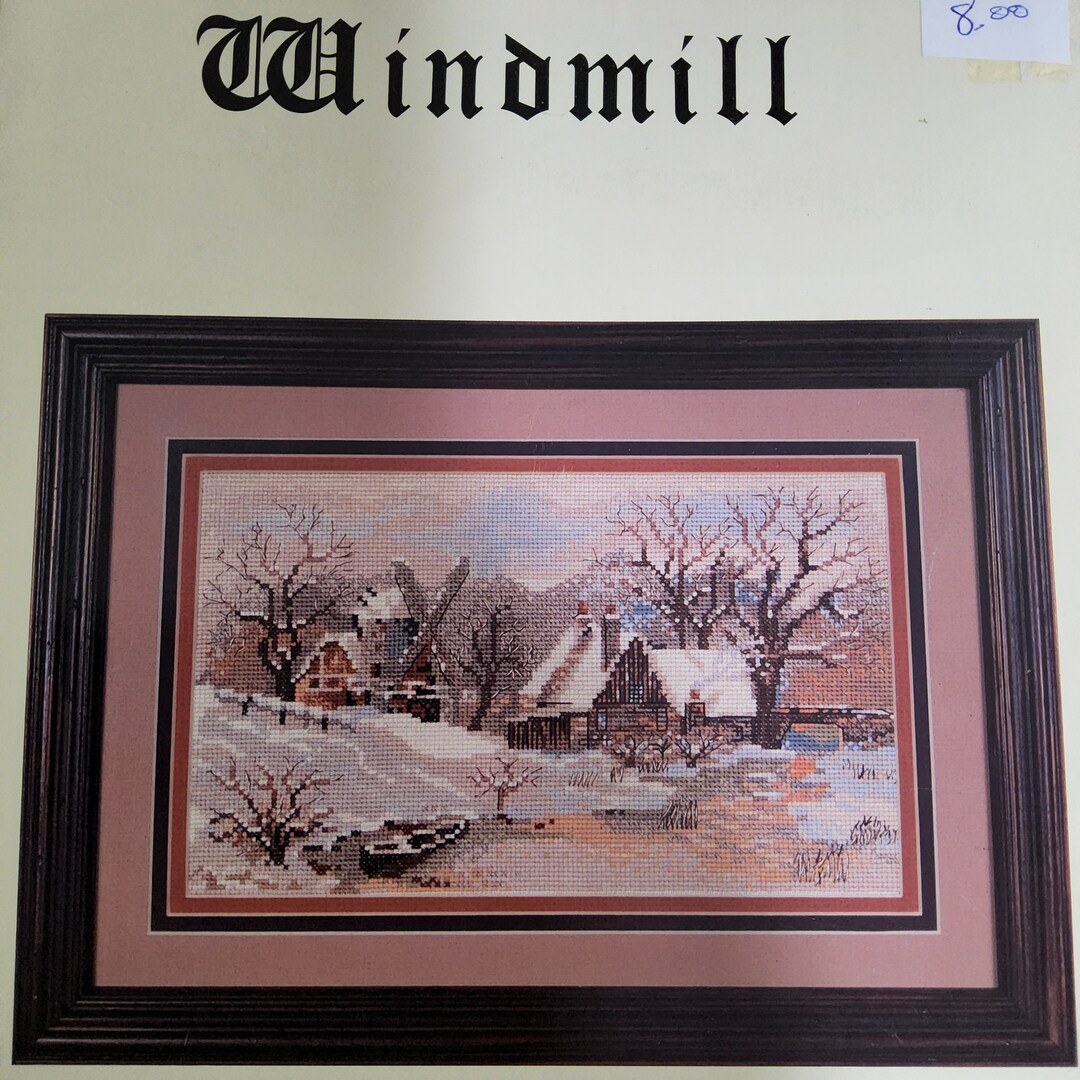Boyd Designs Windmill Cross Stitch Pattern by Richard Boyd OOP New - Etsy