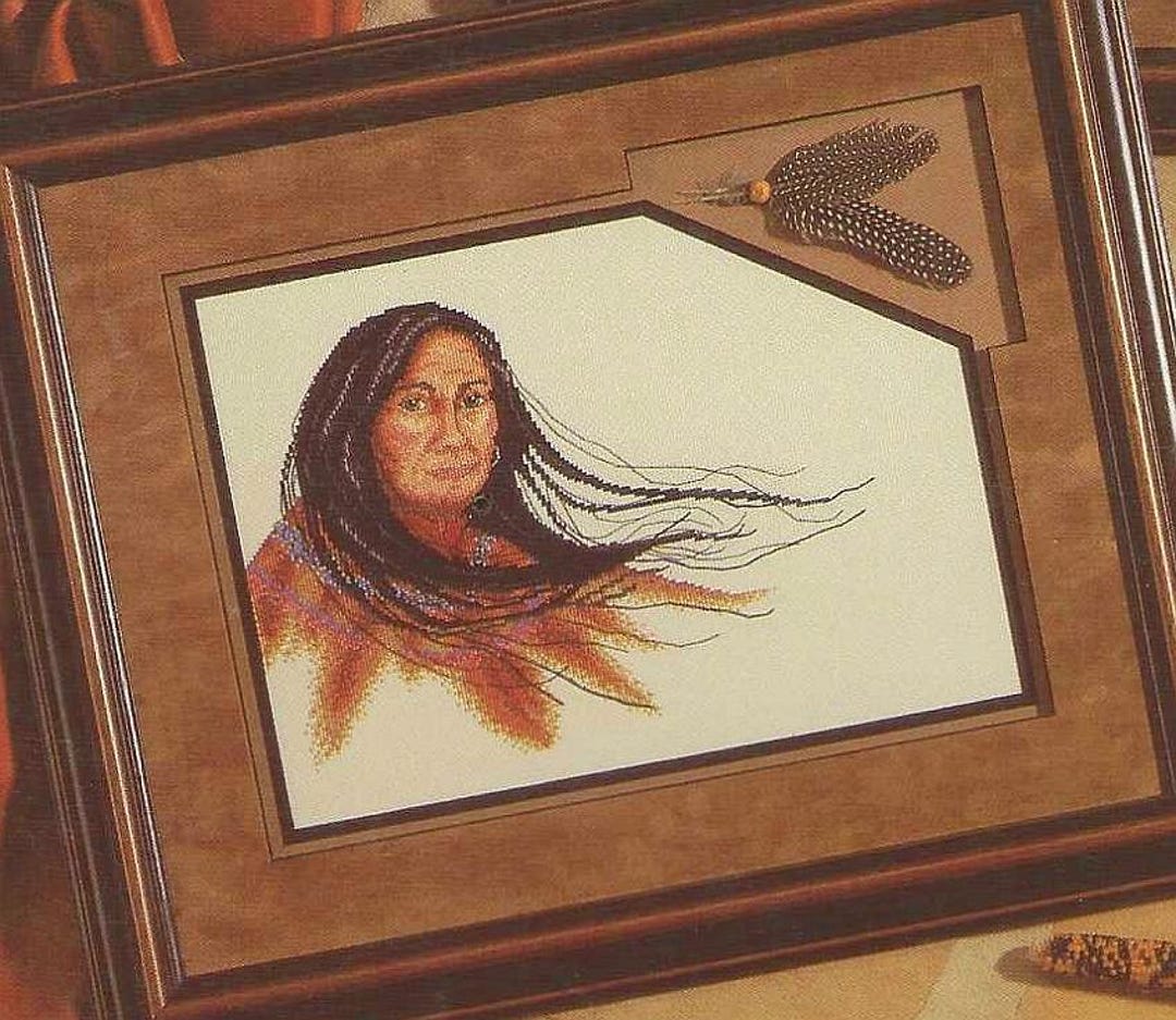 Color Charts Many Winds Indian Cross Stitch Pattern by Debra Colburn ...