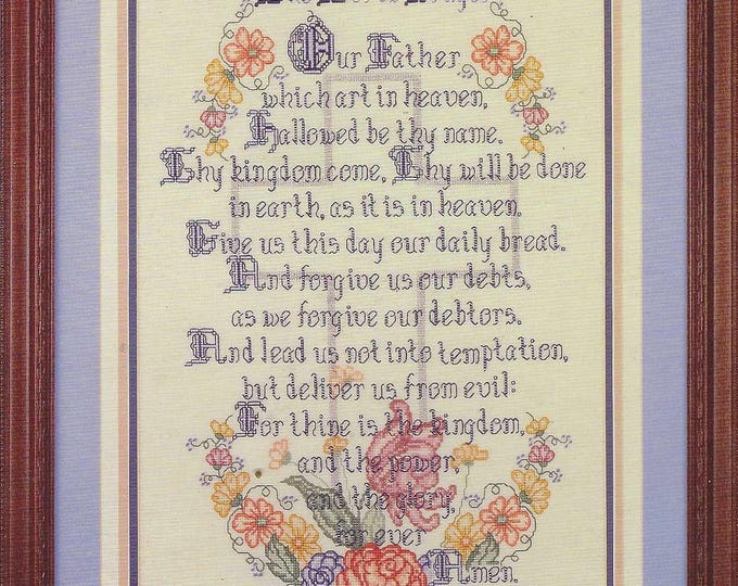 Cross My Heart the Lord's Prayer Cross Stitch Leaflet CSL-53 by Karen ...
