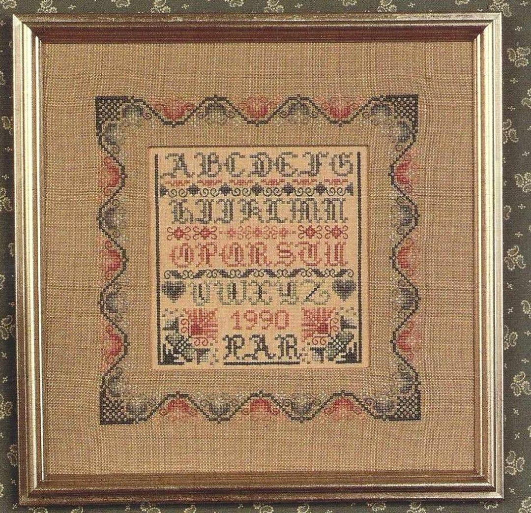 Pat Rogers Jeanette's Sampler Cross Stitch Pattern OOP New - Etsy