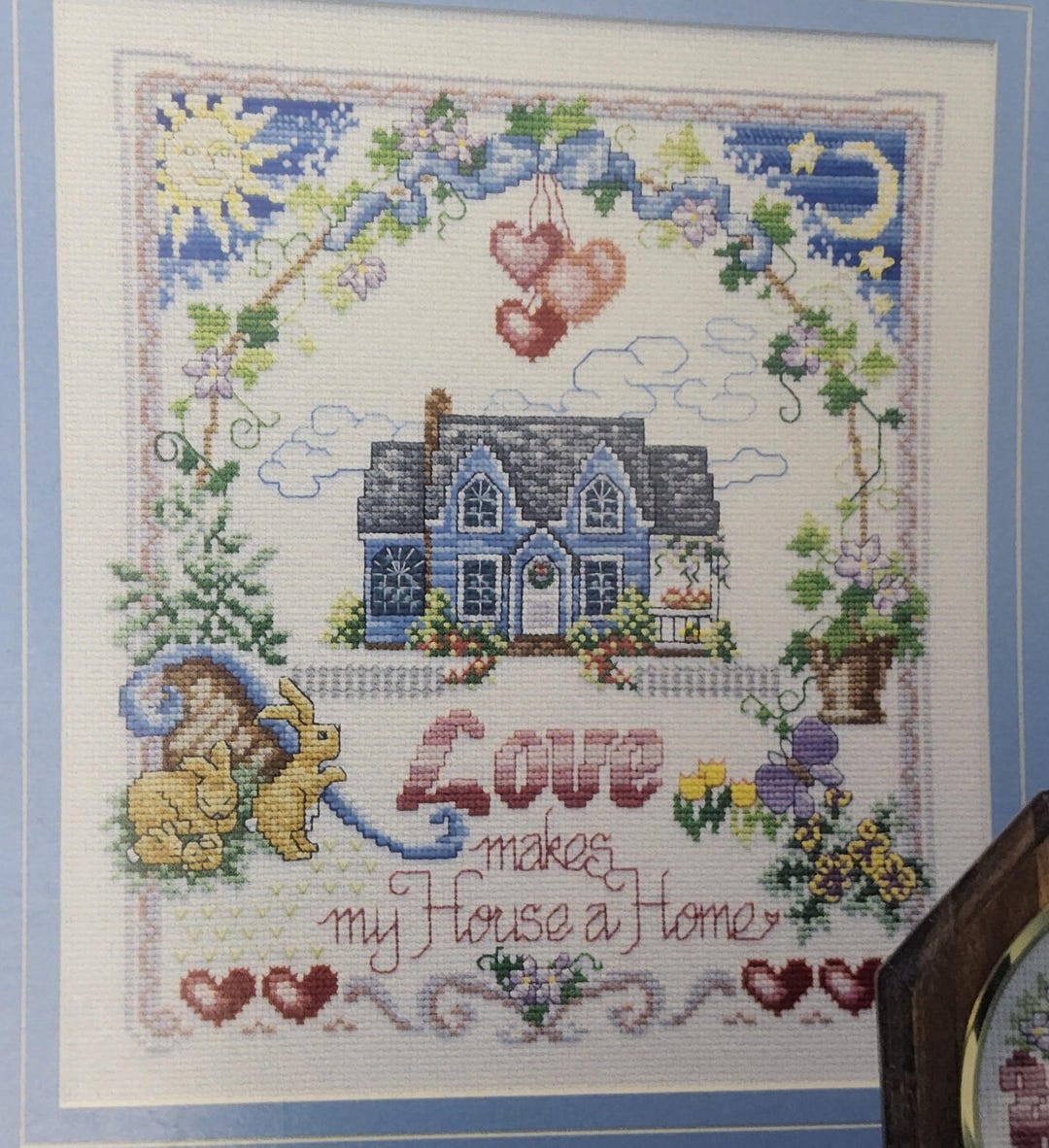 Ursula Michaels Designs Love Makes My House A Home Cross Stitch Design ...