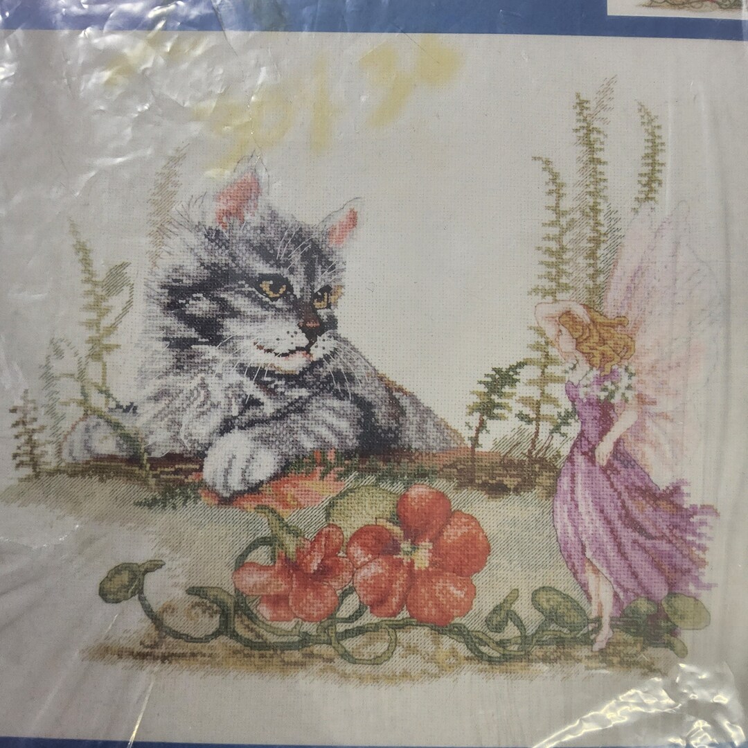 Janlynn Furry Fairy Friends Cross Stitch Kit by Joy Scherger - Etsy