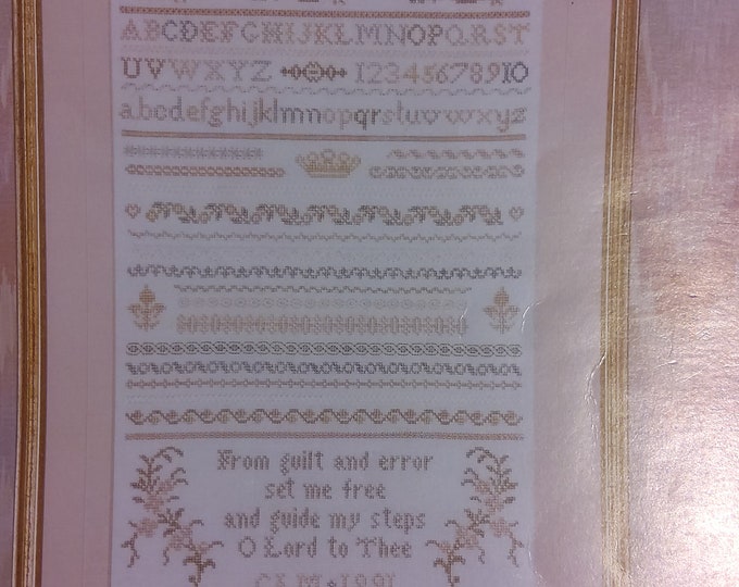 Serendipity Designs Caroline's Sampler Cross Stitch Pattern by Carolyn ...