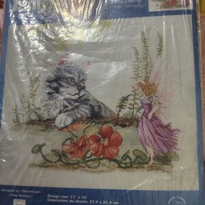 Janlynn Furry Fairy Friends Cross Stitch Kit by Joy Scherger - Etsy