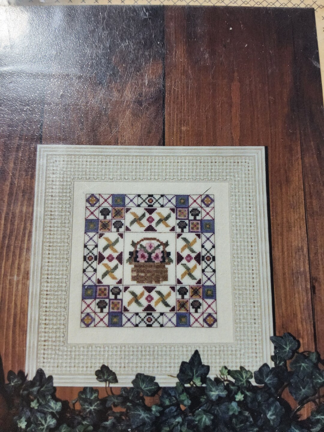 Sunflower Samplings Spring Basket Sampler Cross Stitch Pattern - Etsy