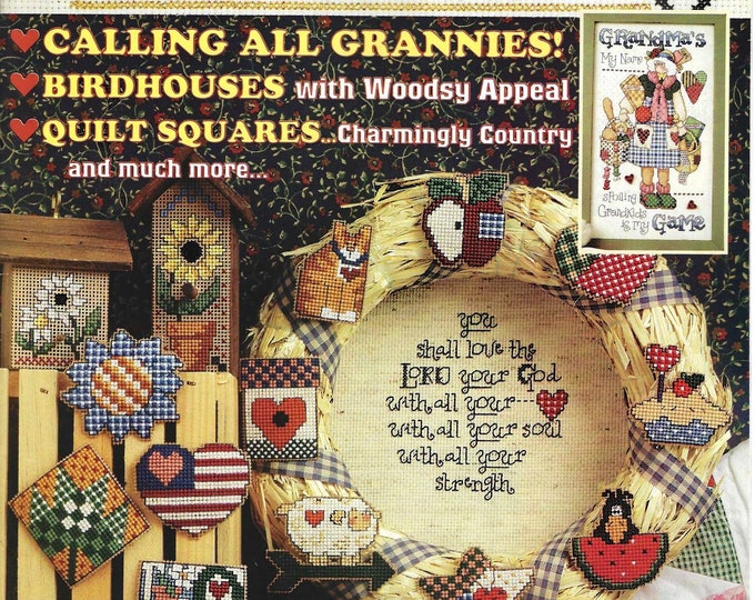 Cross Country Stitching February 1997 Cross Stitch Magazine - Etsy