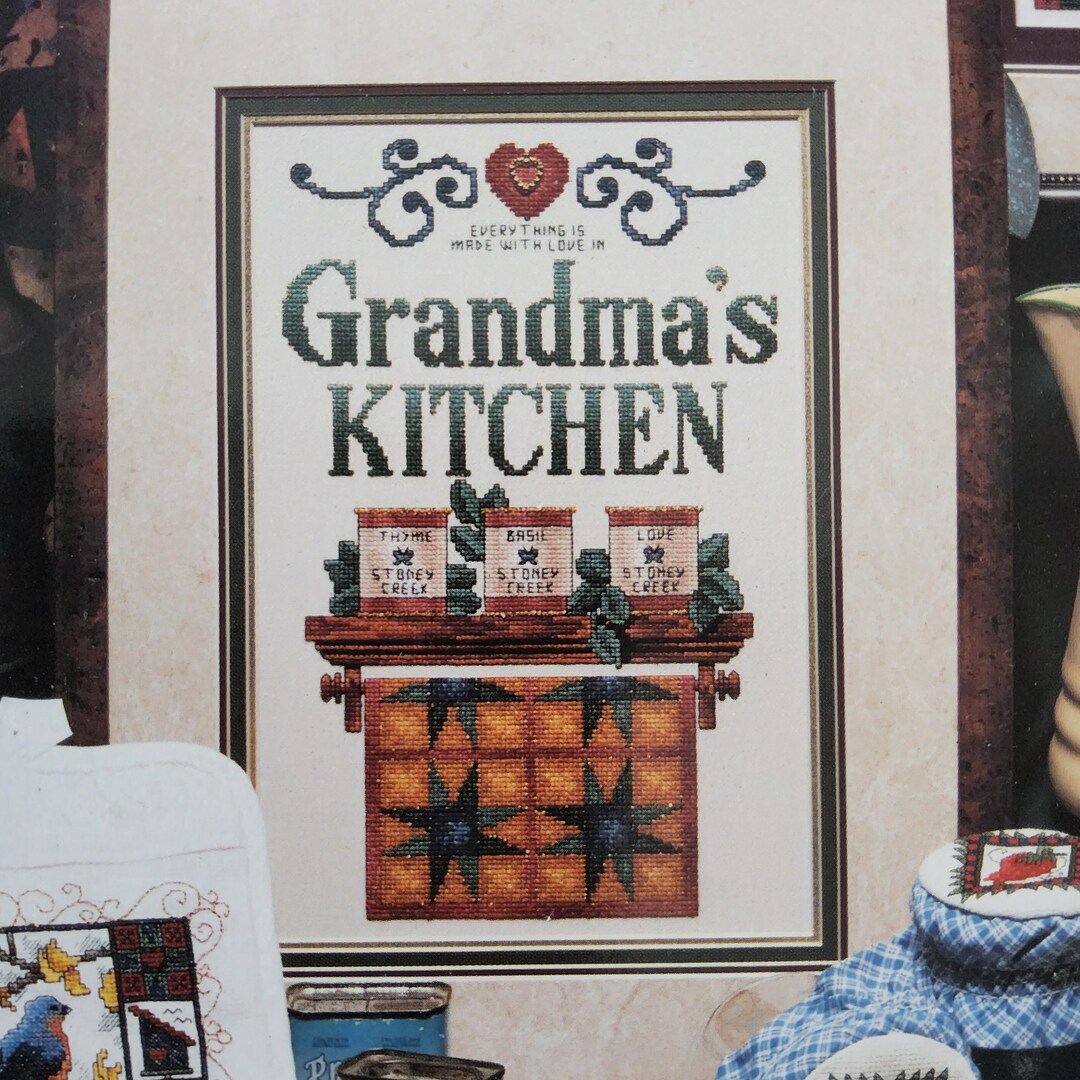 Stoney Creek Quilted Kitchen Creations Cross Stitch Book 217 New - Etsy