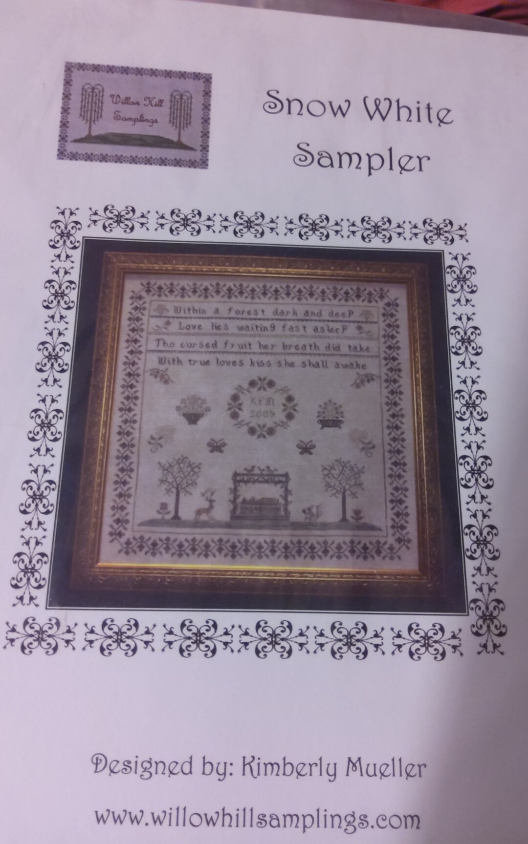 Willow Hill Samplings Snow White Sampler Cross Stitch Sampler OOP HTF ...