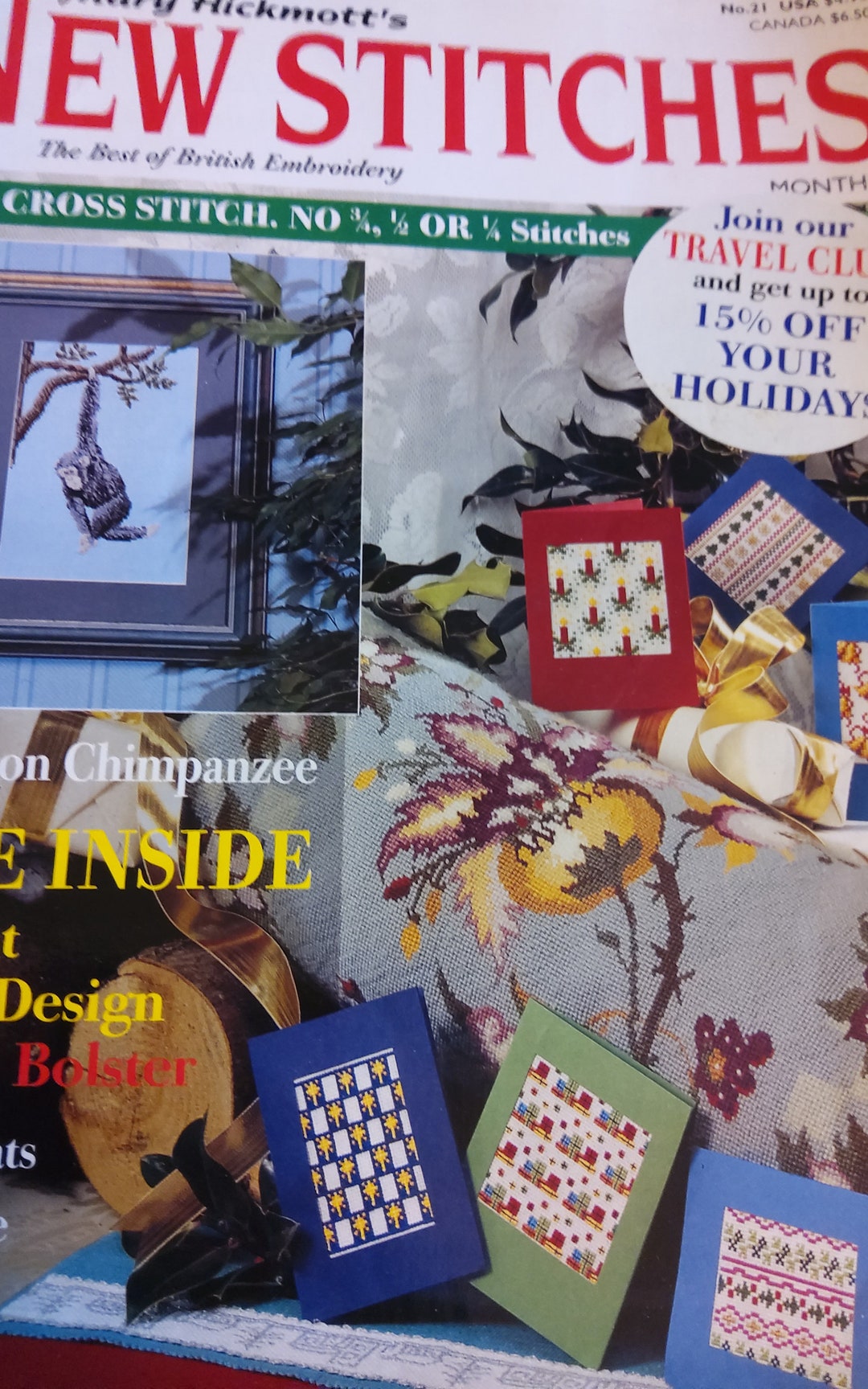 Mary Hickmott's New Stitches Issue 21 Cross Stitch Magazine - Etsy