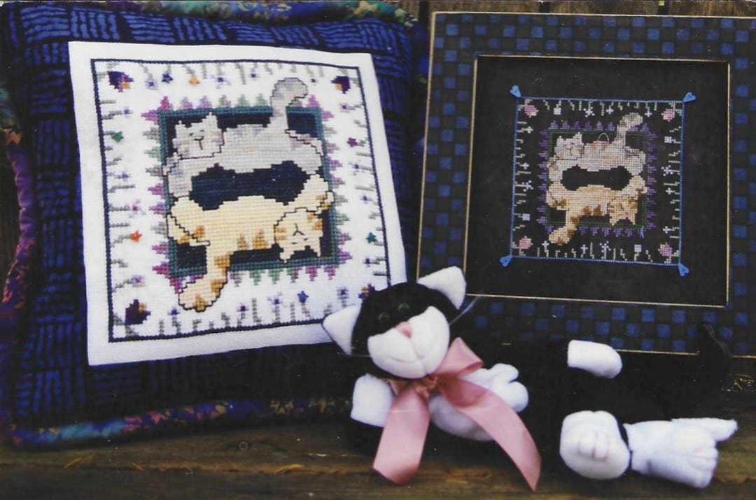 Sam Sarah Design Studio Cat Nap Cross Stitch Pattern by Patti Connor ...