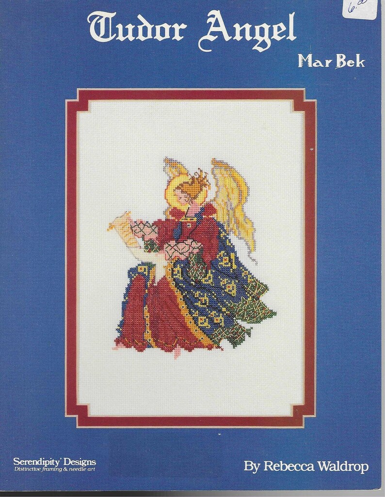 Serendipity Designs Mar Bek Tudor Angel by Rebecca Waldrop Cross Stitch ...
