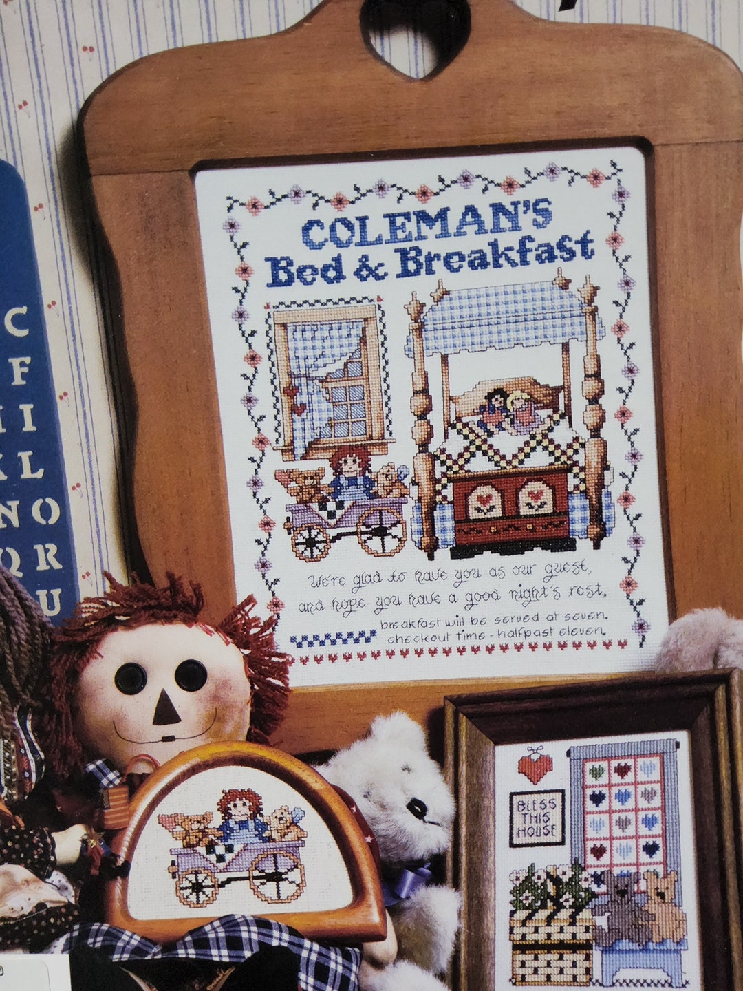 Jeremiah Junction Bed & Breakfast Cross Stitch Pattern OOP New - Etsy