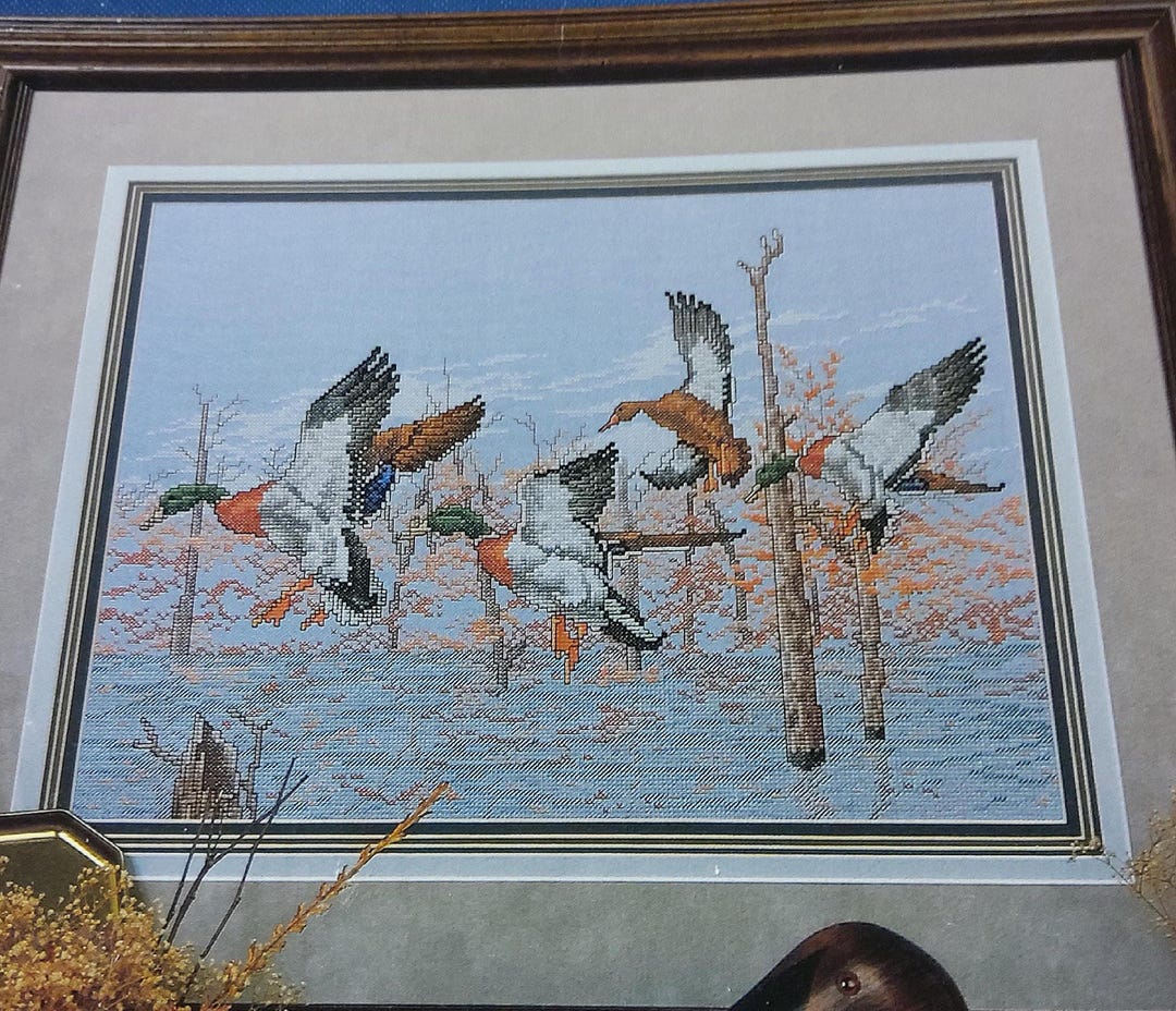 Wing Mead Mallards Cross Stitch Pattern Leaflet 9 by Phillip Cole ...