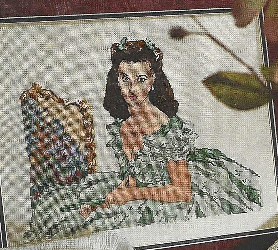 Charles Craft Designs for Cross Stitch Scarlett O'hara Gone With the ...