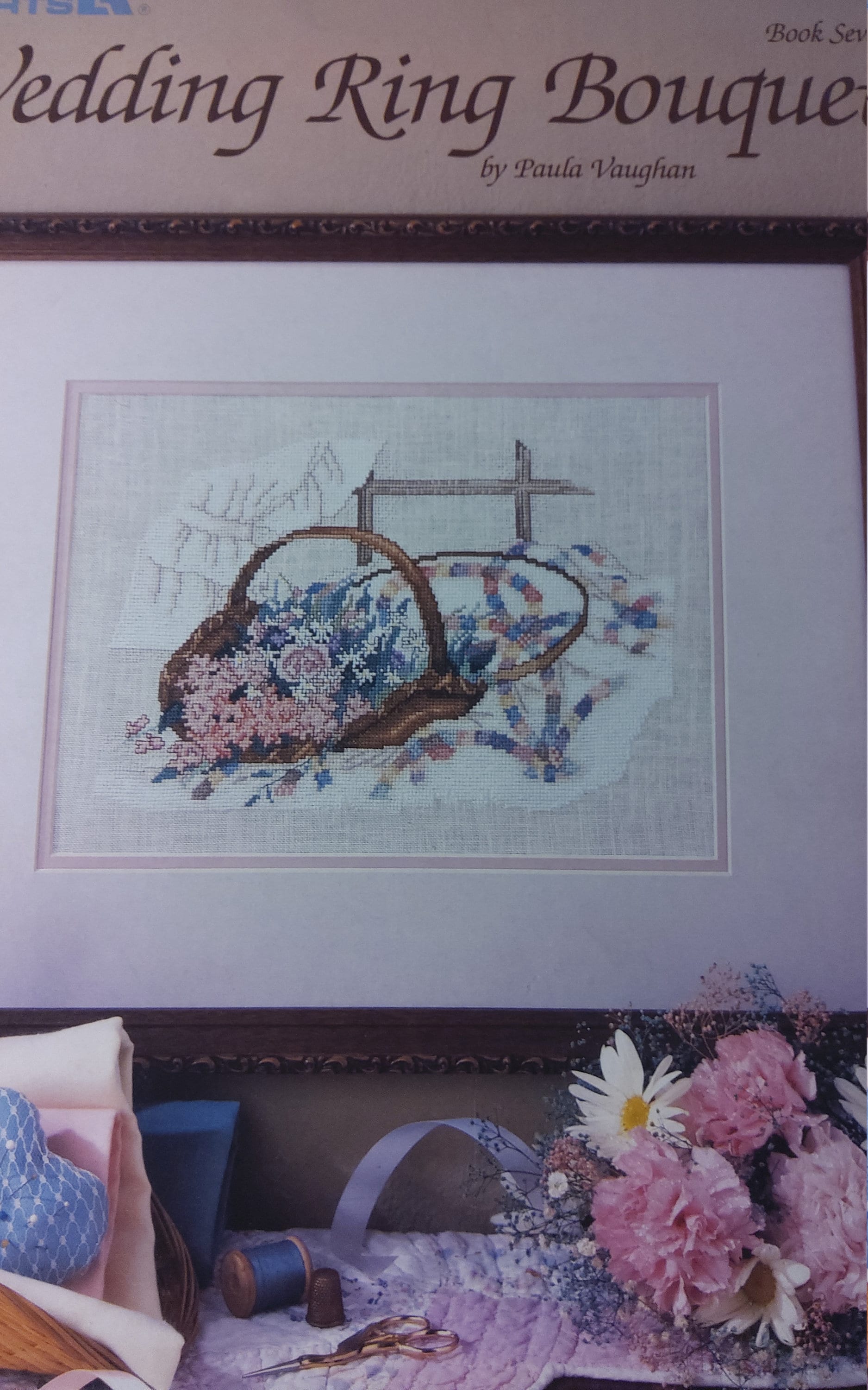 Paula Vaughan Thoughts of Spring Cross Stitch Pattern Leaflet 2519 OOP ...