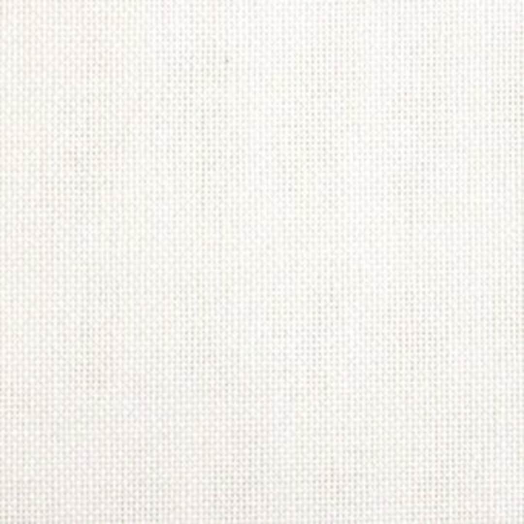 Zweigart 28 Count Quaker White Linen/cotton 18 X 27 Cross Stitch Fabric ...