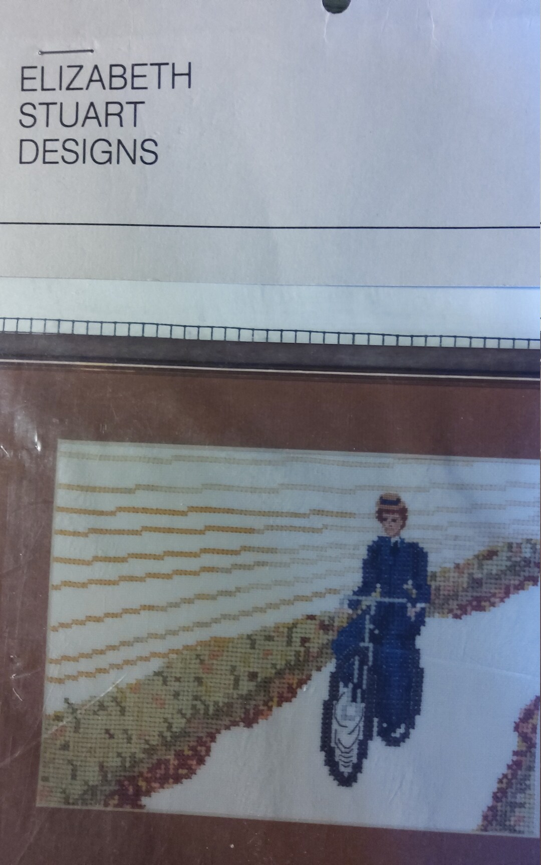Elizabeth Stuart Designs Cycling Cross Stitch Pattern OOP New - Etsy
