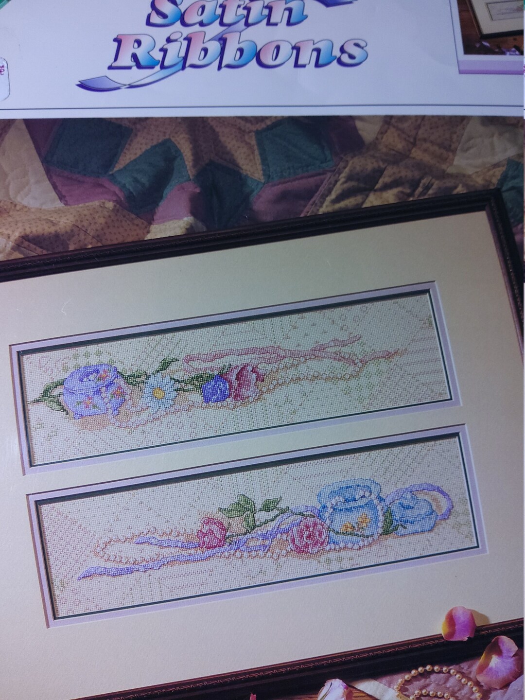 Color Charts Satin Ribbons Cross Stitch Pattern by Joy Evan - Etsy