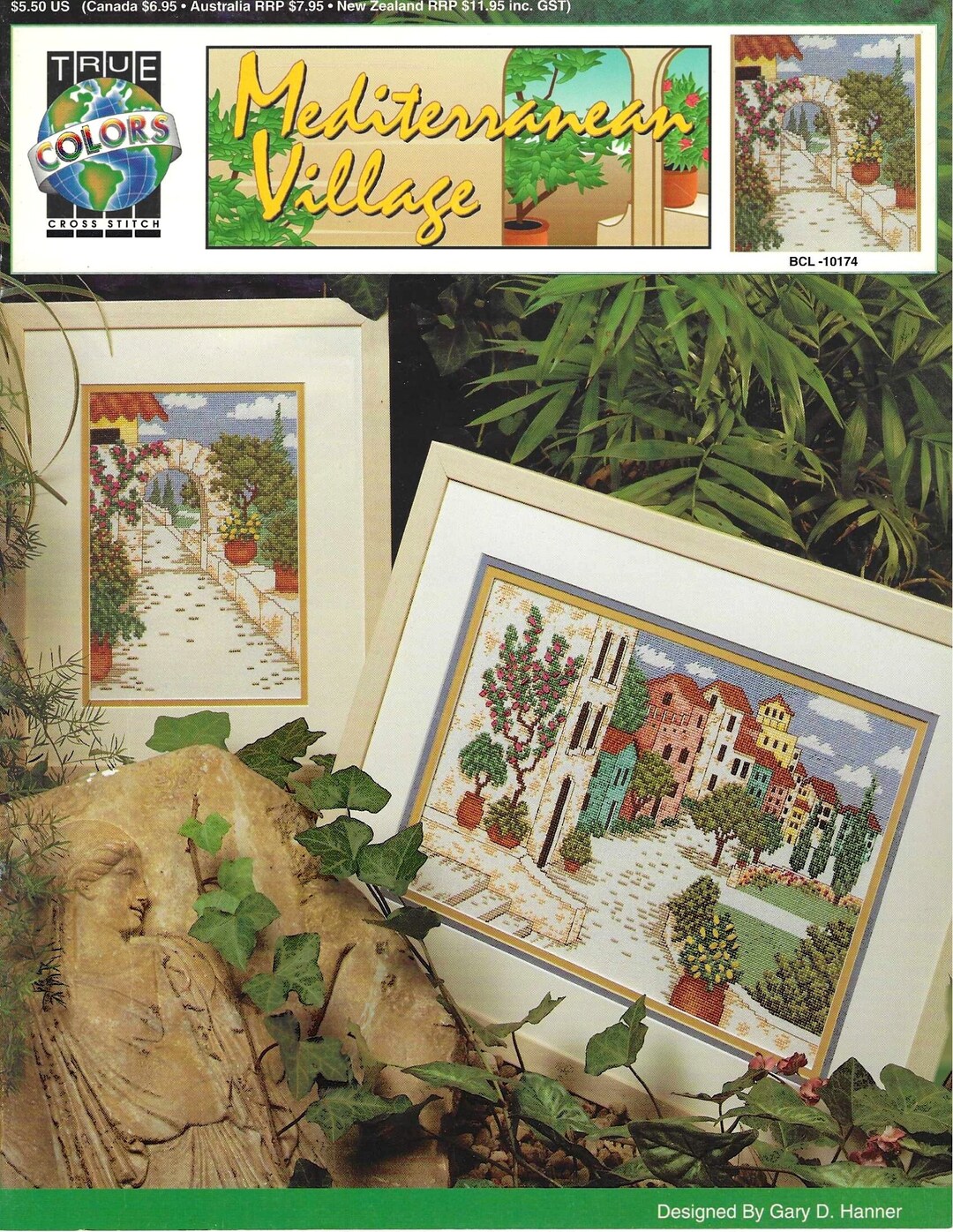 True Colors Mediterranean Village Cross Stitch Pattern by Gary D ...