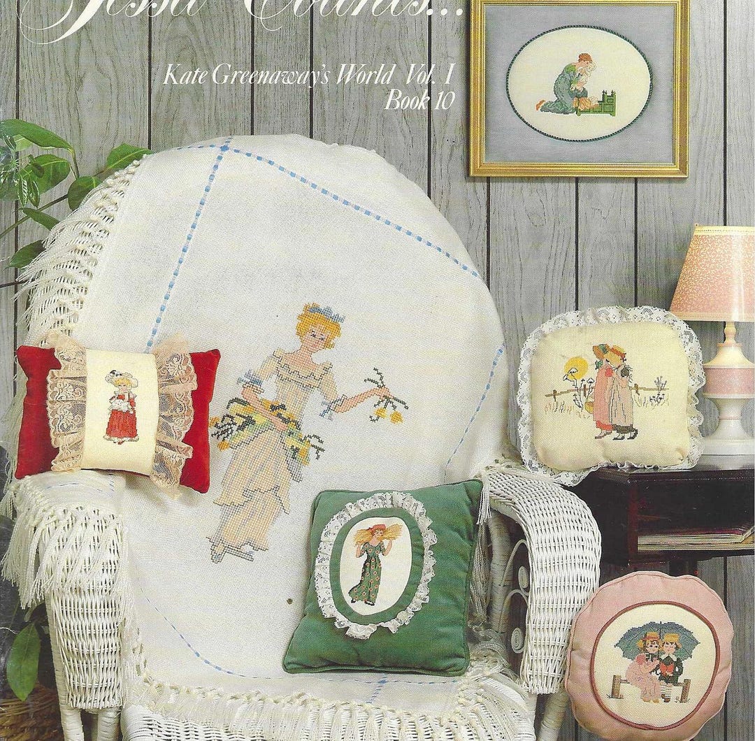 Jessa Needlecraft Kates Greenaway's World Vol. 1 Book 10 Cross Stitch ...