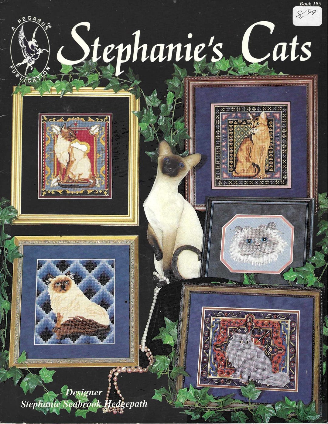 Pegasus Stephanie's Cats by Stephanie Seabrook Hedgepath Cross Stitch ...