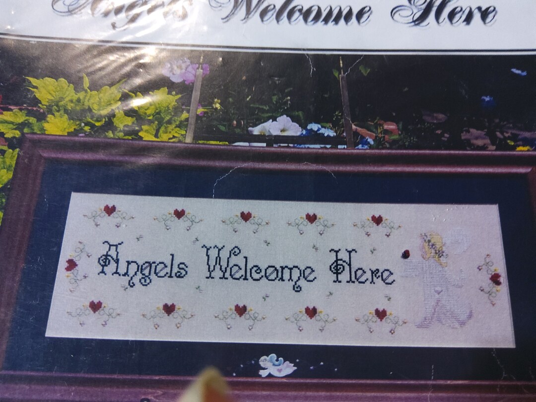 Ladybug Lane Angels Welcome Here Cross Stitch Pattern by Jennifer Cooke ...