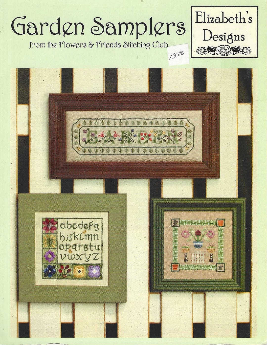 Elizabeth's Designs Garden Samplers Cross Stitch Pattern by Elizaberth ...