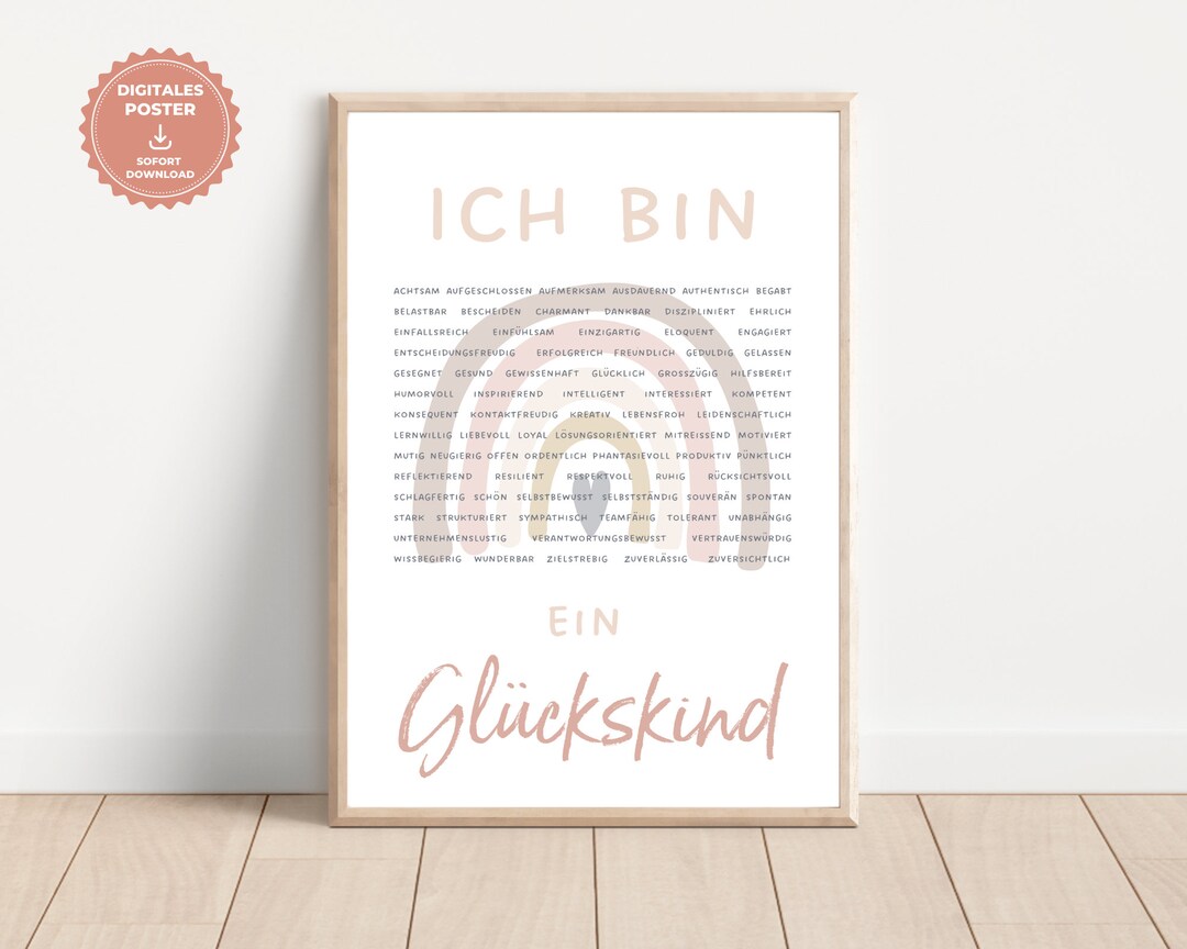 Affirmation Poster, I Am Poster, Lucky Child, Mantras, Affirmations ...