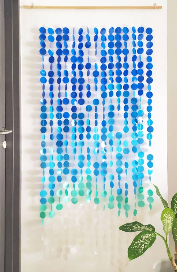 Capiz Shell Curtain for Doorway: Ocean Breeze Capiz Shell - Etsy