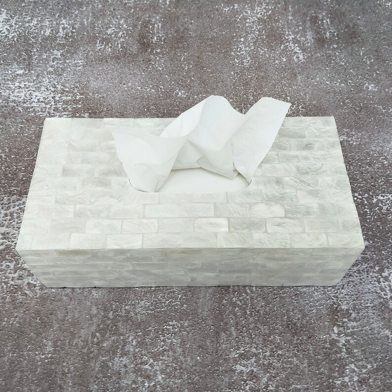 Silver Rectangular Tissue Box Cover, Hotel Tissue Box, Luxurious Tissue ...