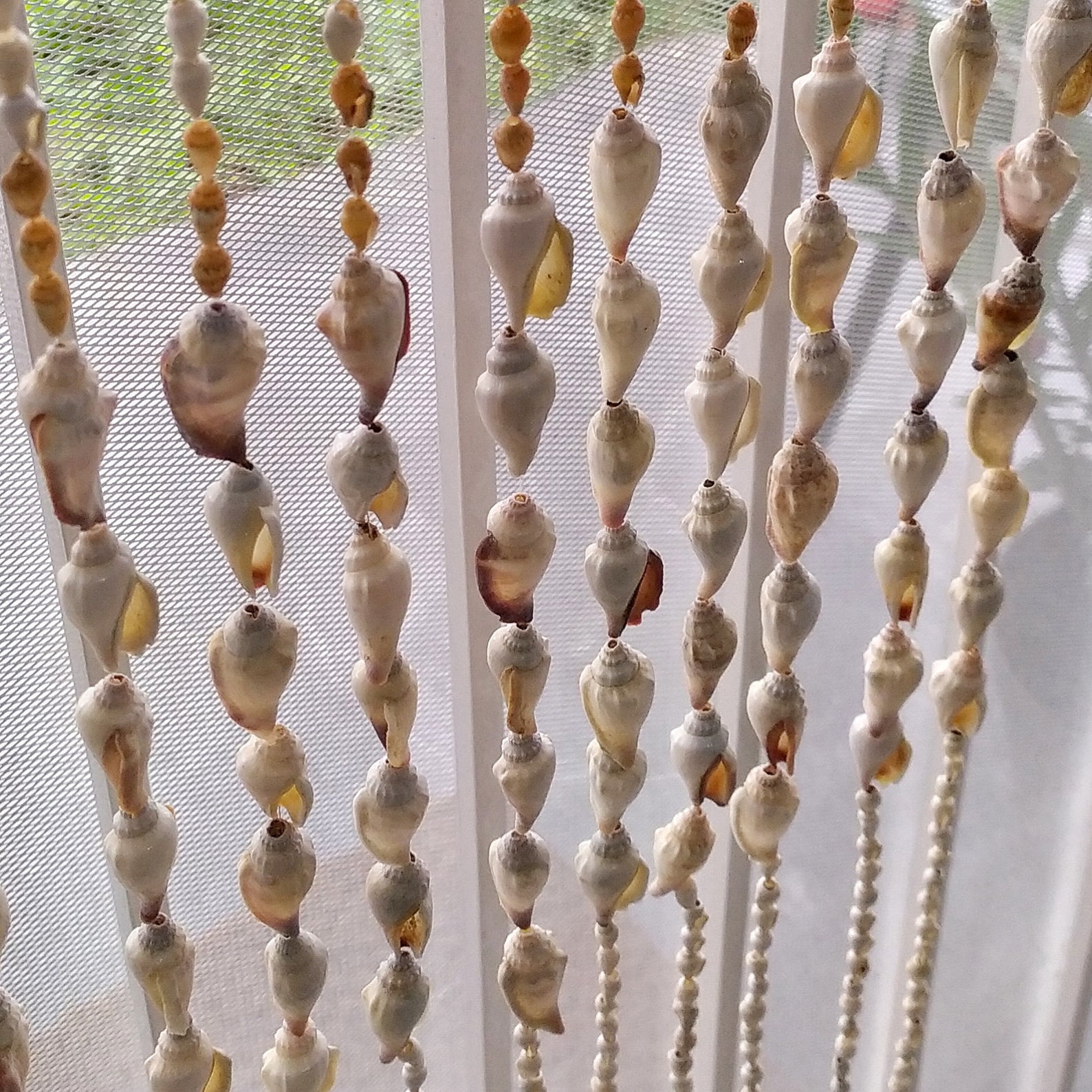 Boho Sea Shell Door Curtain Beaded Sea Shell Curtain Doorway - Etsy