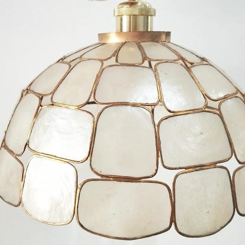 Capiz Flush Mount - Etsy