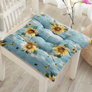 Premium Vector Puffy Chair Pads, Seamless Modern Fluffy Seat Cushion ...