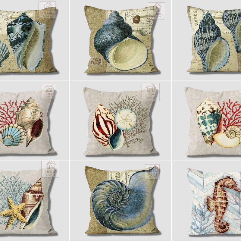 Shell Pillow - Etsy