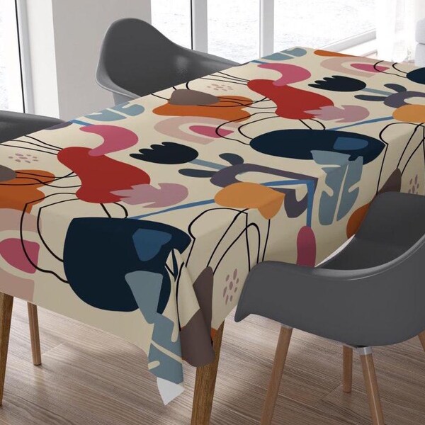 Abstract Tablecloth - Etsy