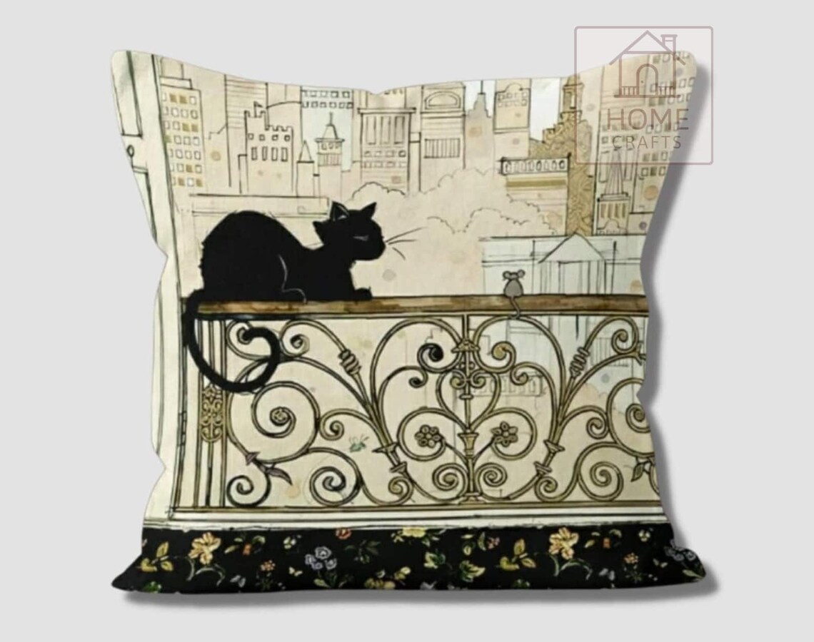 Cat Pillow Covers, Cat Throw Pillow Cases, Cat Outdoor Cushion, Cute ...